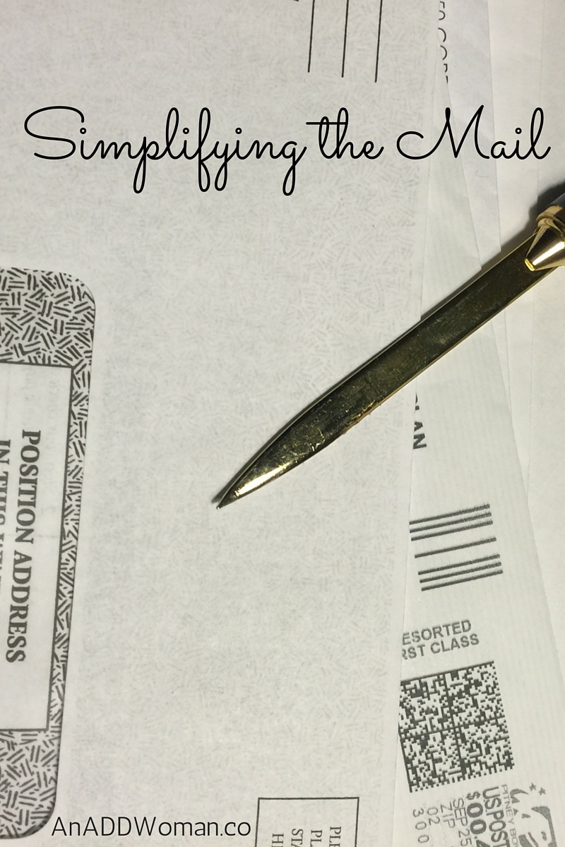 Simplifying the Mail – An ADD Woman Podcast